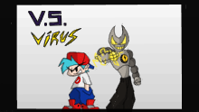 FnF vs Virus! (2024 remaster) :: Drawn