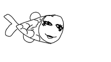 Goofy ahh fish :: Drawn